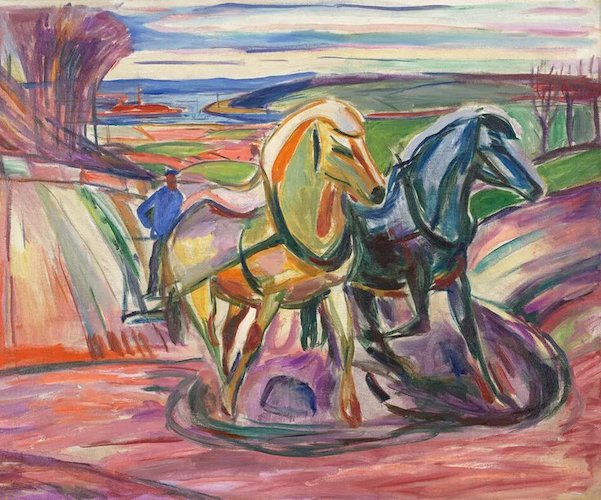 Visual Arts Review: "Edvard Munch: Trembling Earth" - Overwhelming the ...