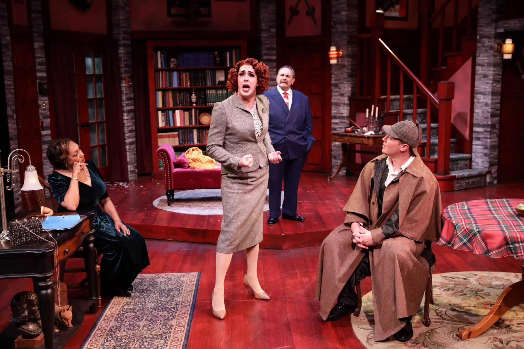 Theater Review: "The Game's Afoot" - Ploddingly - The Arts Fuse
